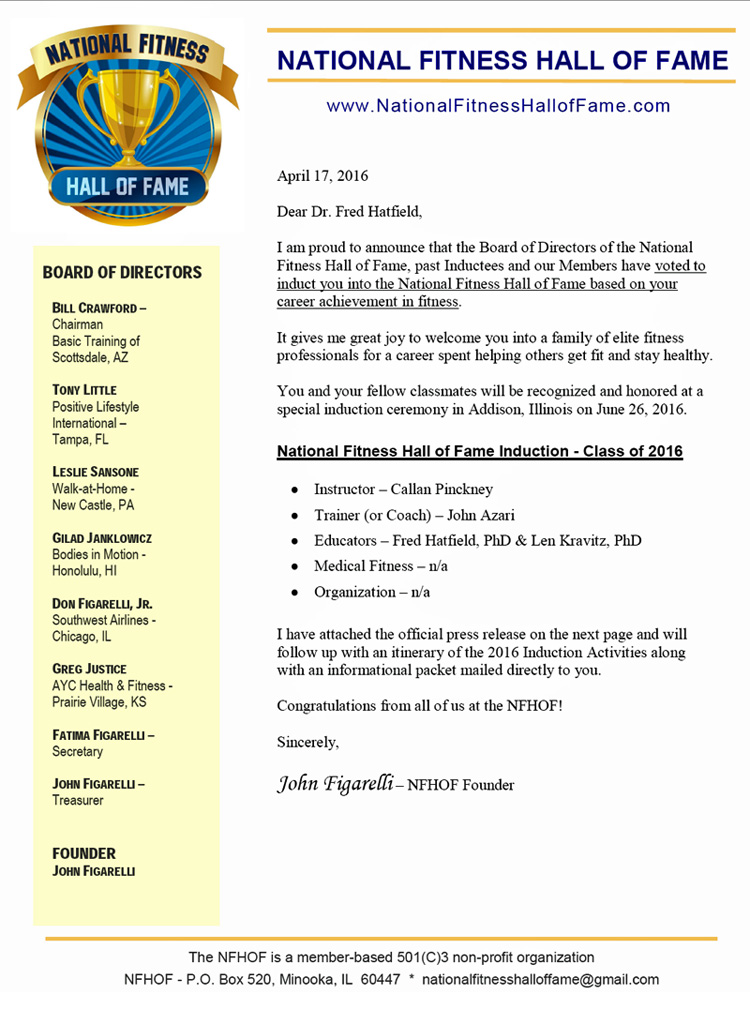 Class of 1961 - Fred Hatfield