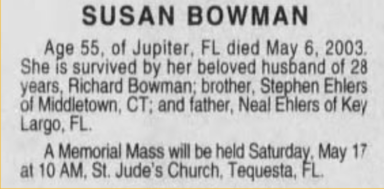 Class of 1965 - Susan Ehlers Bowman